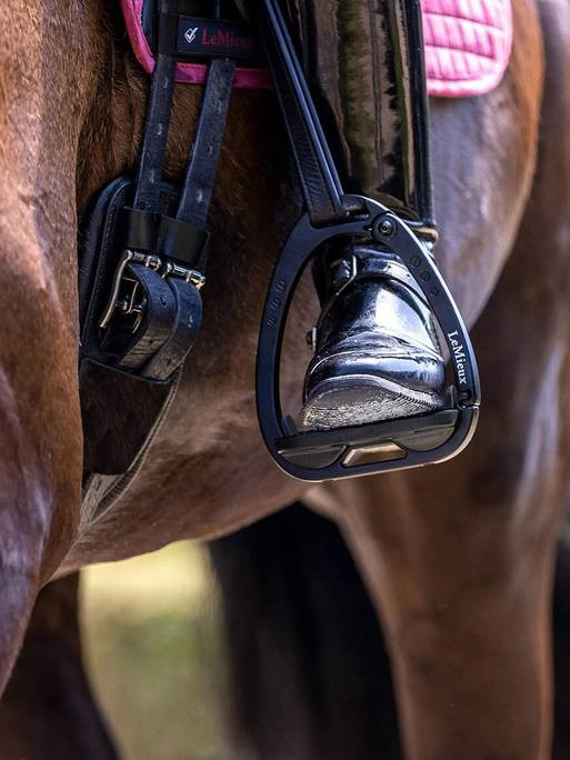 LeMieux Vector Control Stirrups - Black - Do Trot In Tack Shop