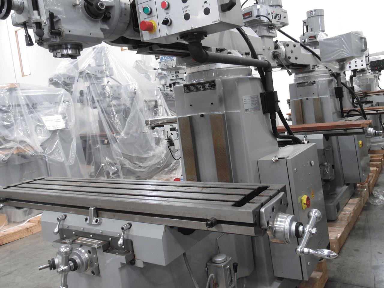 New 10" x 54" Acra A/C Inverter Vertical Milling Machine (7.5 H.P)