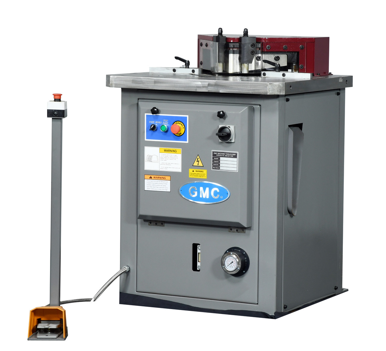 New 1/4" x 10" x 10" GMC Hydraulic Fixed Angle Notcher