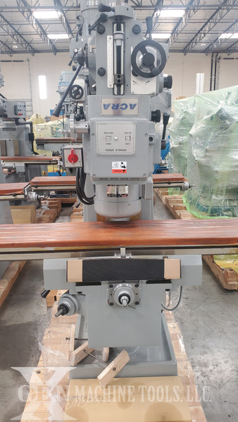 New 10" x 54" Acra Variable Speed Vertical Milling Machine (5HP)
