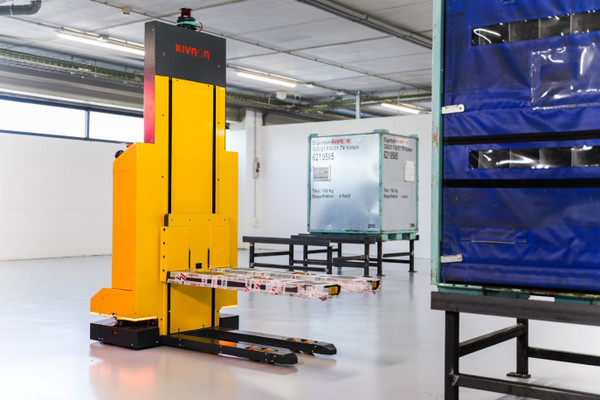 Brand New 1.2 Ton Kivnon AGV Pallet Stacker