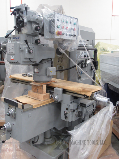 New 10" x 56" Acra Variable Speed Vertical & Horizontal Milling Machine