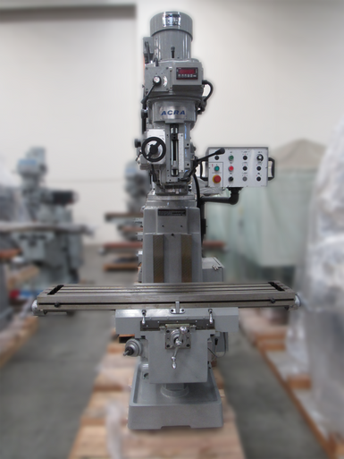 New 10" x 54" Acra A/C Inverter Vertical Milling Machine (7.5 H.P)