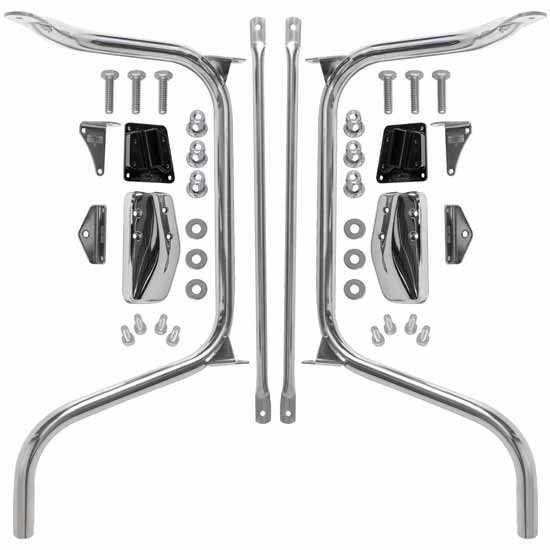 CSM Cab-Mounted Mirror Main Bracket Kit With Hardware For Peterbilt - 4 ...