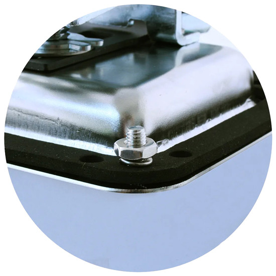 Stainless Steel T-Lock Assembly with 4 Studs For Tool Box - 4 State Trucks