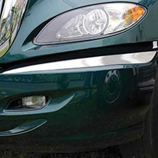 Stainless Steel Bumper Trim For International ProStar - 4 State Trucks