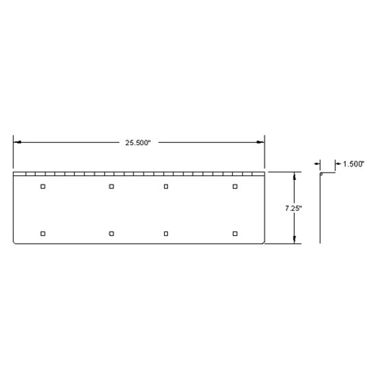 Stainless Steel Two Plate License Plate Hanger - 4 State Trucks