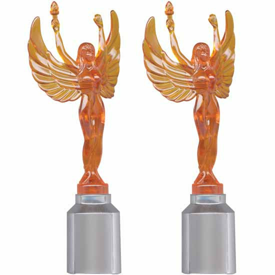 Flying Goddess Bumper Guide Tops - Amber - 4 State Trucks