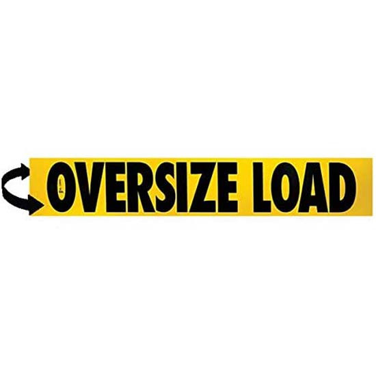 12 X 60 Inch Double Sided Heavy Duty Oversize Load Sign - 4 State Trucks