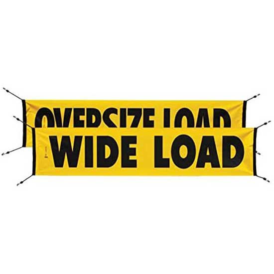 18 X 84 Inch Heavy Duty Oversized Load / Wide Load Double Sided Banner ...