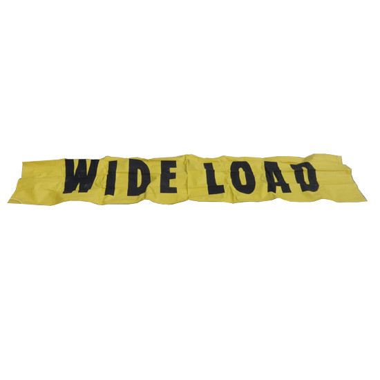 BESTfit Yellow Vinyl Wide Load Sign W/ Ropes - 4 State Trucks