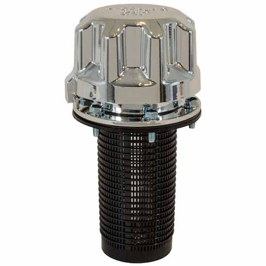 Chrome-Plated Polymer Filler-Strainer Breather Cap Assembly - 4 State ...