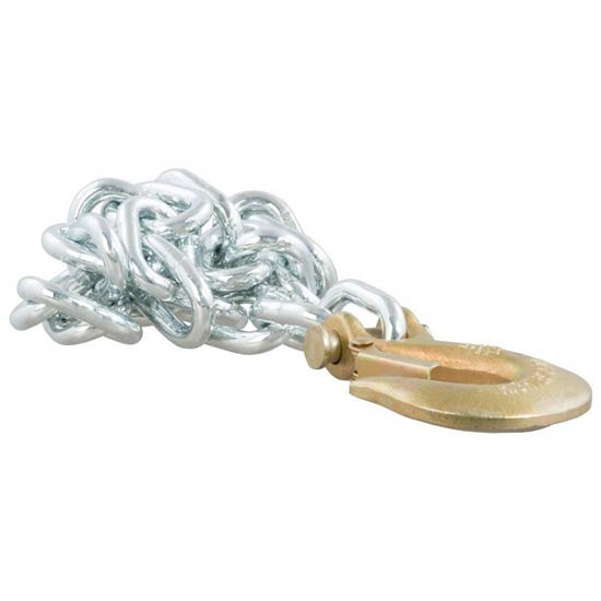 35 Inch Safety Chain W/ 1 Clevis Hook - 11,700 Lbs. Minimum Break Force ...