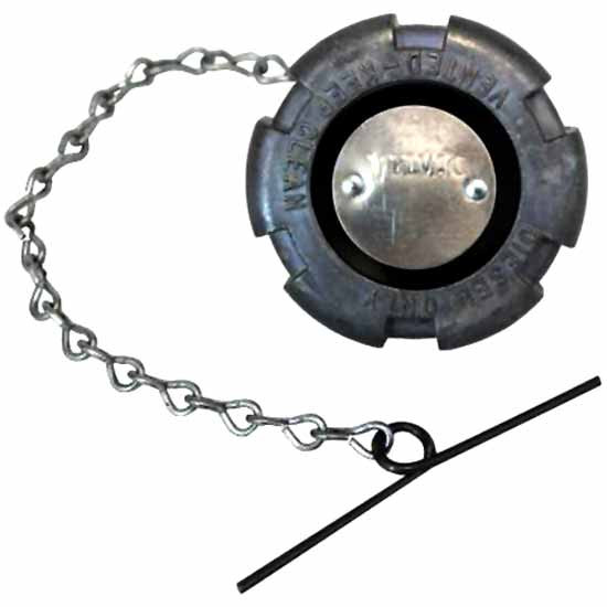 2 Inch Aluminum Non-Locking, Female, Vented Fuel Cap With 11-1/2 ...