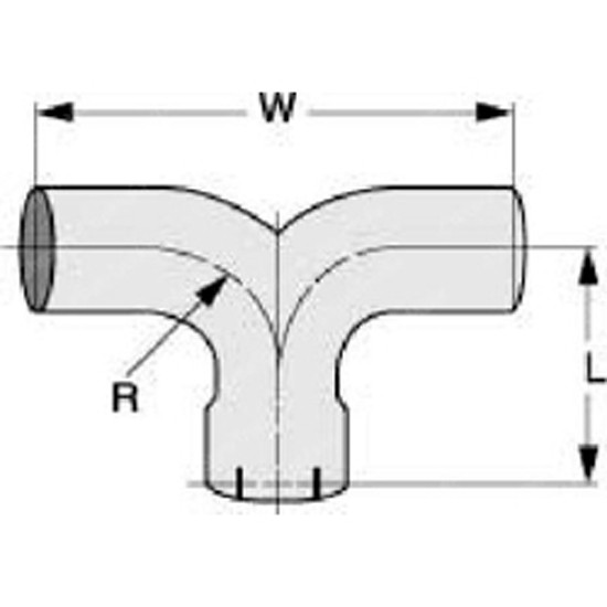BESTfit 5 Inch ID/OD Steel Universal Exhaust Y-Pipe 9 Inch L X 18 Inch ...