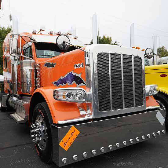 8 1/2 Inch Stainless Steel Fender Mirror With Single Arm - 4 State Trucks