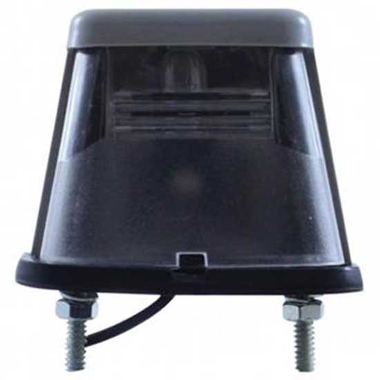 Gray Rectangular License Light - 4 State Trucks