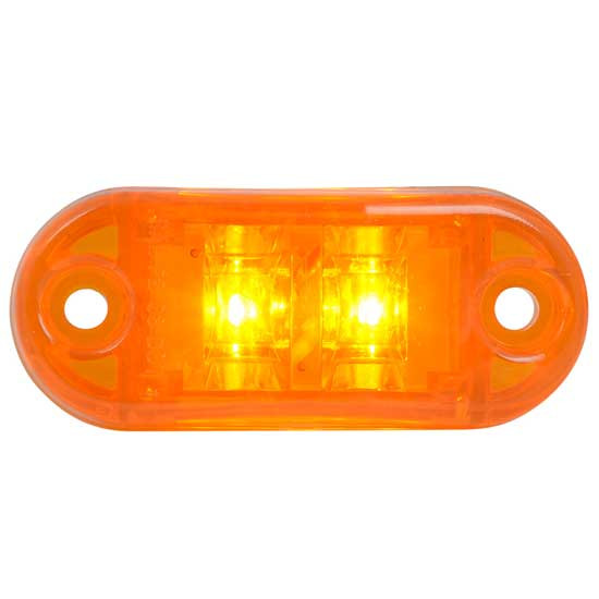 Amber Oval LED Marker Light - Small - 4 State Trucks