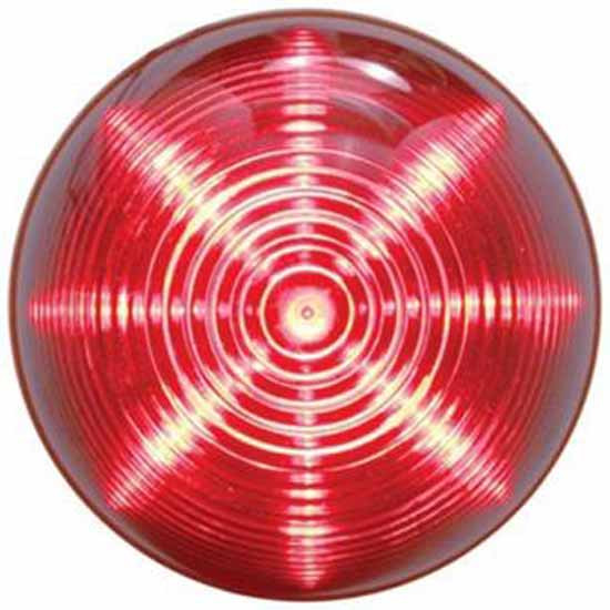 13 LED 2-1/2 Inch Beehive Clearance/Marker Light - Red LED/ Red Lens ...