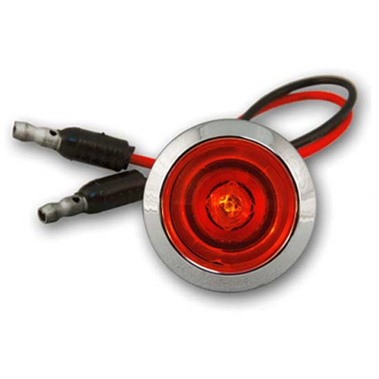 Red LED Red Lens Bullseye Light - 4 State Trucks