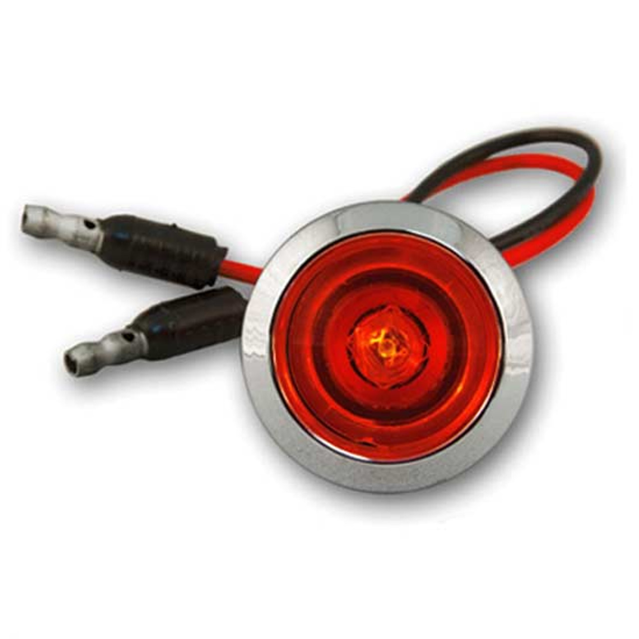 Red LED Red Lens Bullseye Light - 4 State Trucks