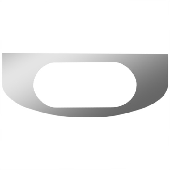 Stainless Steel Light Bracket W/ 1 - 6.5 Inch Obround Light Hole - 4 ...