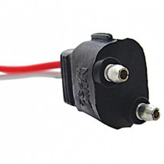 2 Wire 2 Prong Pigtail Straight Plug - 12 Inch Lead - Each - 4 State Trucks