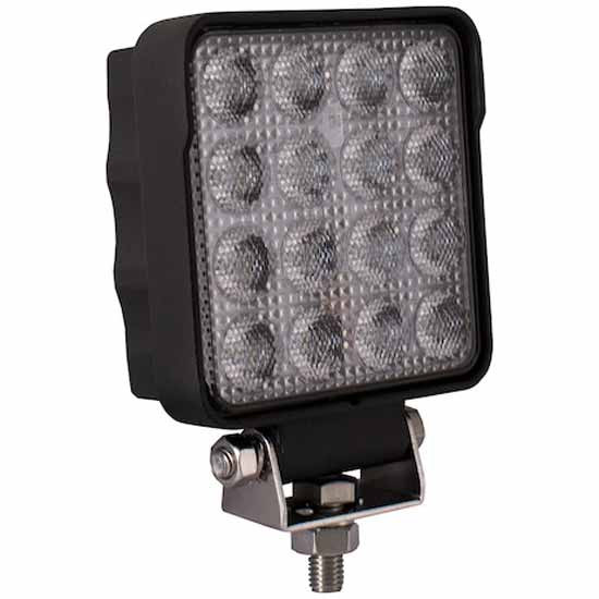 4.5 Inch Square LED Ultra Bright Flood Light - 3120 Lumen - 4 State Trucks