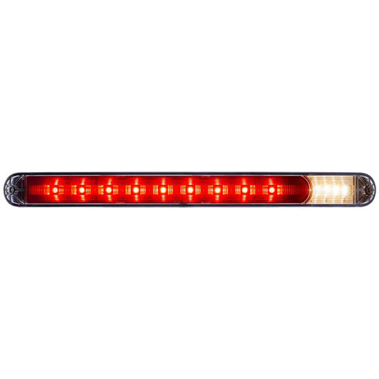 17 Inch Red LED Light Bar W/ 4 White LED Back Up Light - 4 State Trucks