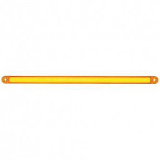 12 Inch 24 LED Dual Function GLO-Light W/ Chrome Bezel Amber LED ...