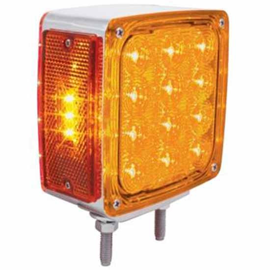 27 LED Double Face Turn Signal Light - Passenger - Amber And Red LED ...