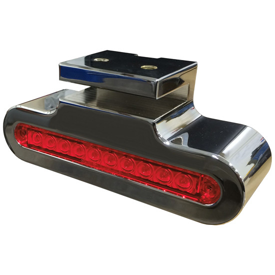 Chrome-Plated Aluminum Bumper Frame Light W/ 10 Diode Amber/Amber & Red ...