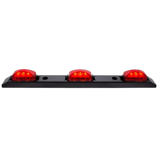 17 Inch Identification Red LED Light Bar - 4 State Trucks