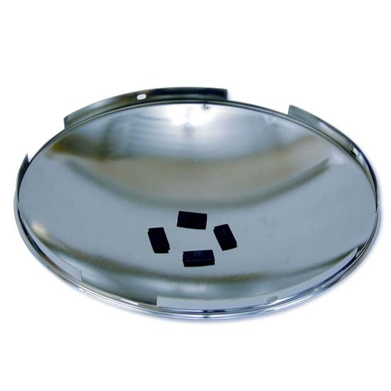 Stainless Steel Front Hubcap Dome - 4 State Trucks
