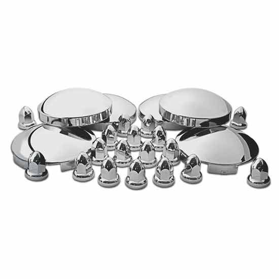 Hubcap Kit Stainless Steel - 4 State Trucks