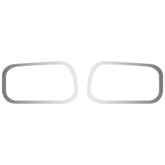 Stainless Steel Sleeper Upper Window Trim Volvo - 4 State Trucks