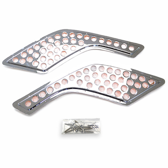 Chrome Hood Air Intake Pre-Filter For Volvo VNL Gen II - 4 State Trucks