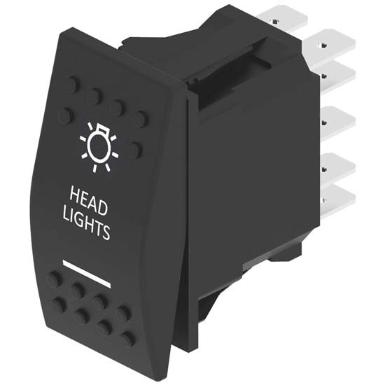 Headlight Rocker Switch - Replaces A66 - 02160 - 000 For Western Star ...