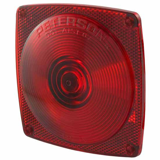 Replacement Combination Rear Red Trailer Light Lens - 4 State Trucks