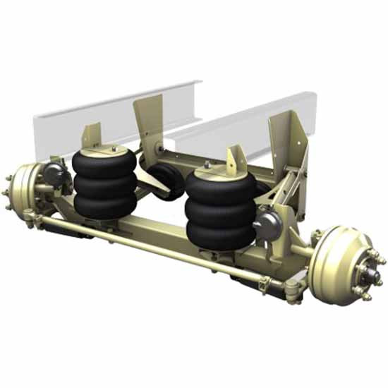 Ridewell RSS-233 Steerable Lift Axle W/ Pre-Plumbed Air Tank Panel ...