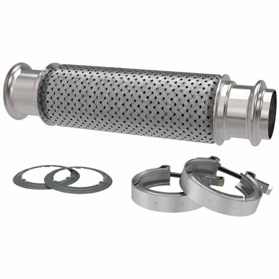 Exhaust Bellows Kit W/ 561.29318 V-Band Clamps & 562.U46245 Gaskets For ...