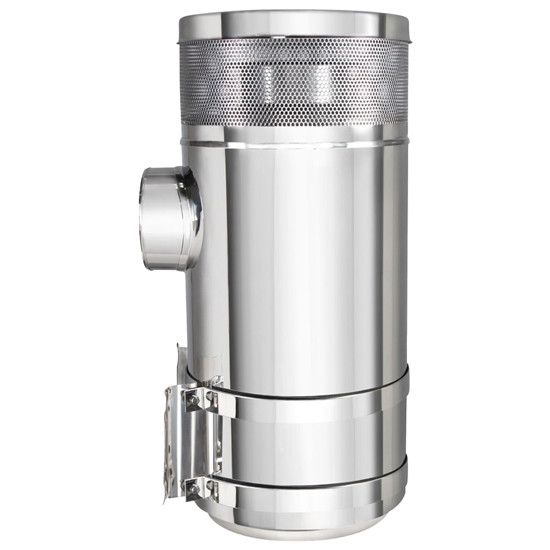 Peterbilt Kenworth 15 Inch Stainless Steel Air Cleaner With Mounting ...