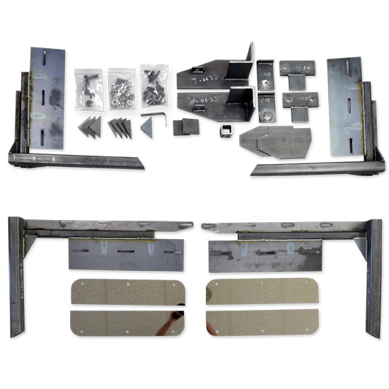 Fiberglass Fender Bracket Kit For Full Fenders For Peterbilt Flex Air ...