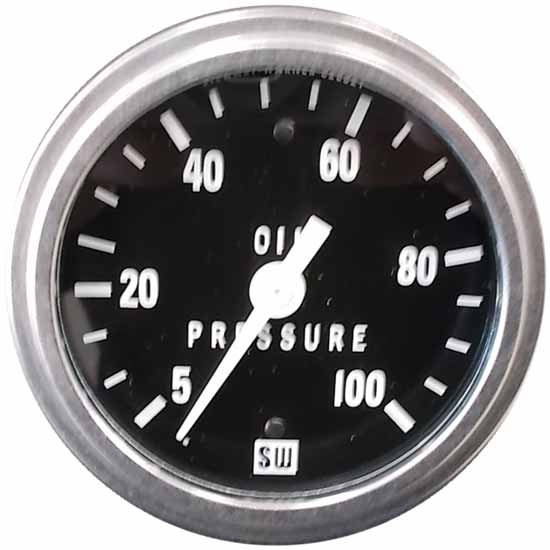Peterbilt 359 Mechanical Oil Pressure Gauge 5-100 PSI By BESTfit - 4 ...