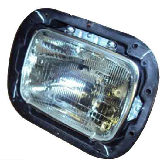 5 X 7.5 Inch Single Rectangular Headlight Assembly W/ Bucket - 4 State ...