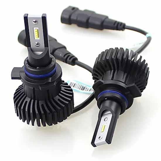 H11 Platinum 6000 Lumens LED Headlight Bulbs, By Haizer - 4 State Trucks