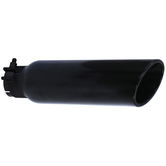Black Steel Exhaust Tips For 3 Inch Diameter Exhaust Tubes - 4 State Trucks