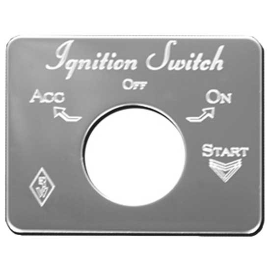 Stainless Steel Switch Plate - Ignition Switch For Kenworth - 4 State ...