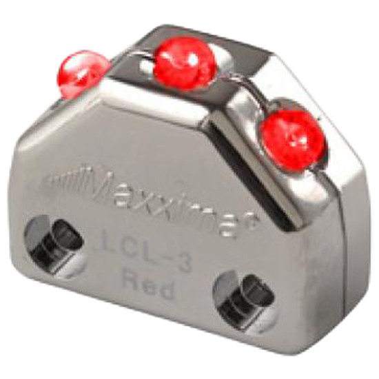 Maxxima Micro Interior Chrome LED Courtesy Light W/ 3 Red Diode - 4 ...