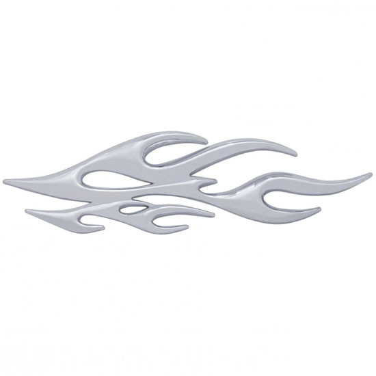 Chrome 3D Flame Accent - 4 State Trucks